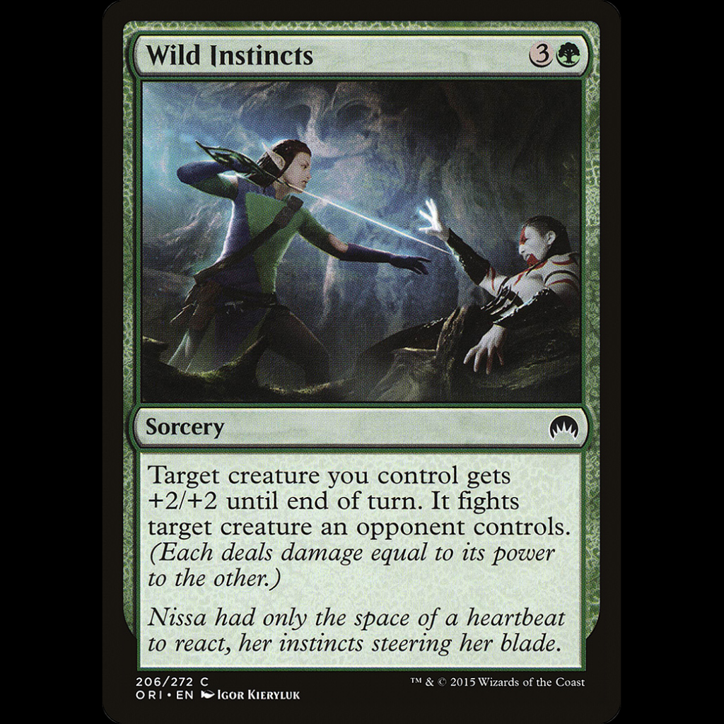 MTG Instintos salvajes (Wild Instincts) Magic Origins ori#206 - Madtoyz