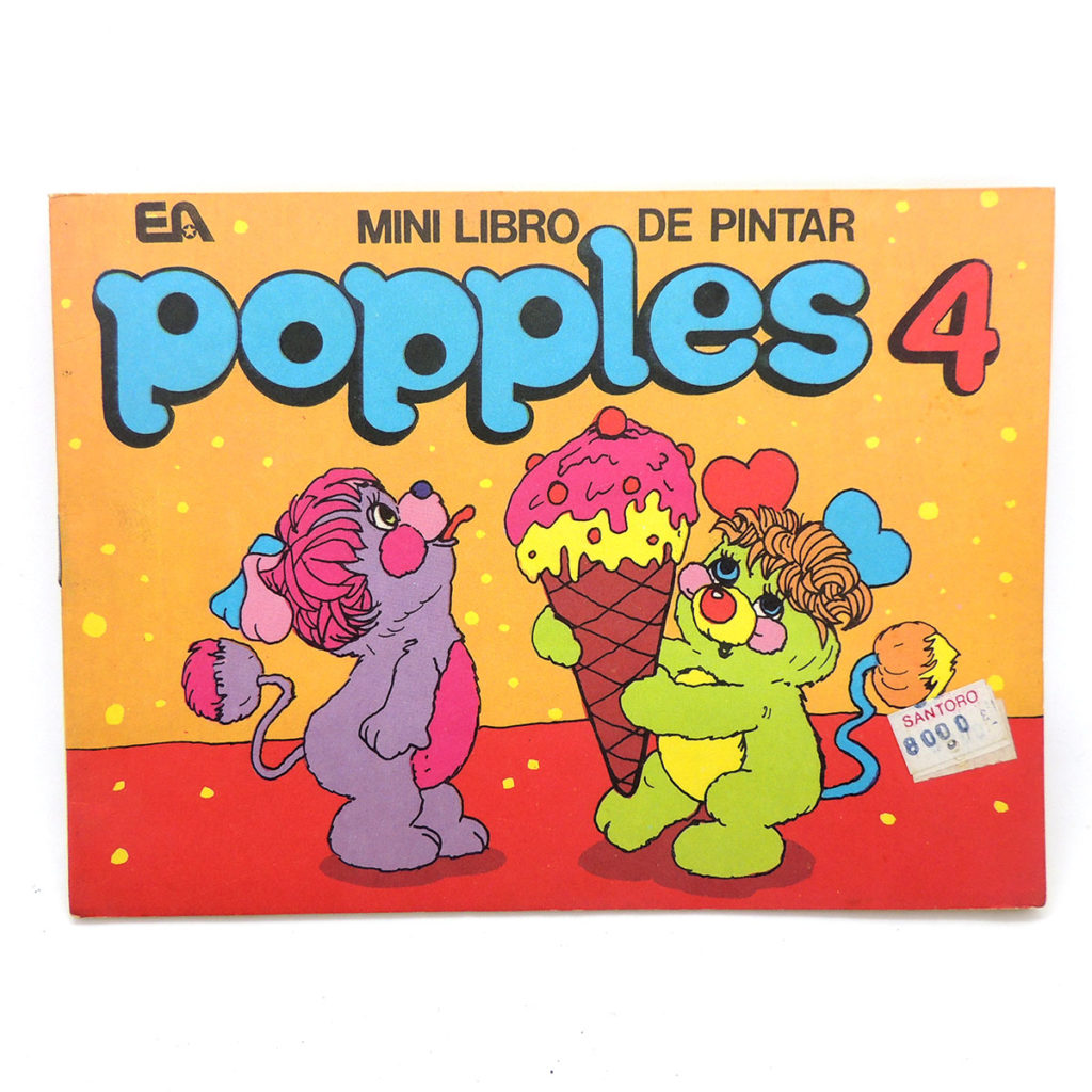 Popples Mini Libro Pintar #4 Ediciones Astro Argentina - Madtoyz