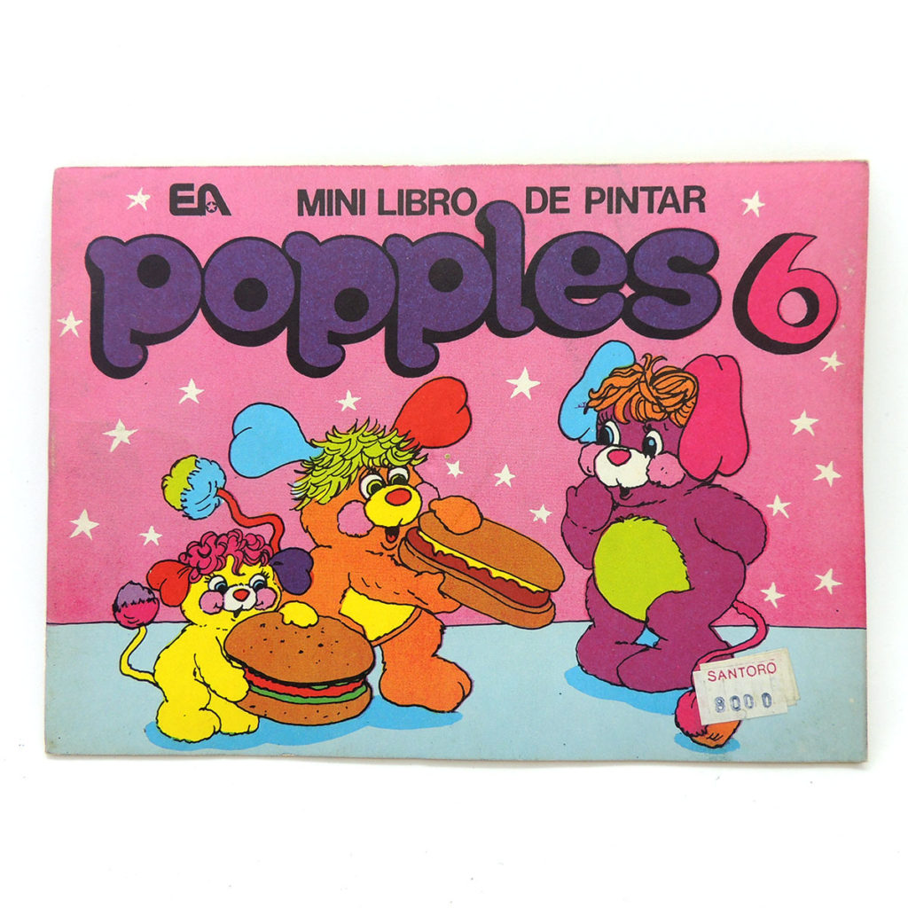 Popples Mini Libro Pintar #6 Ediciones Astro Argentina - Madtoyz
