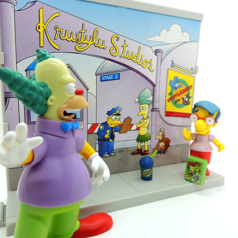 Simpsons Playset Studios MiIlhouse Krusty Playmates - Madtoyz