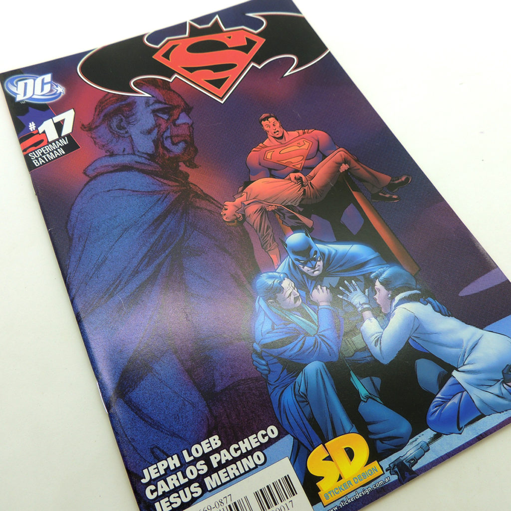 Batman Superman #17 Sticker Design SD Dc Comic - Madtoyz