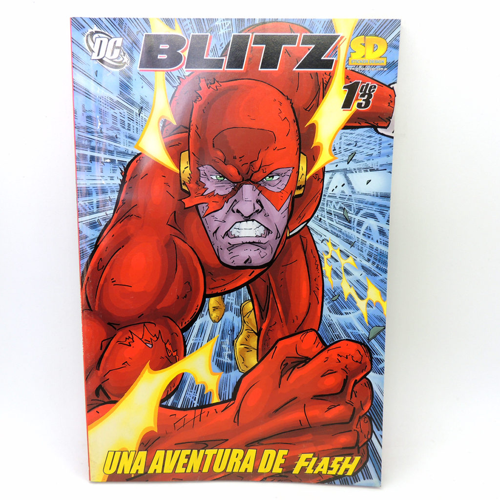 Flash Blitz #1 SD Sticker Design DC Comic - Madtoyz