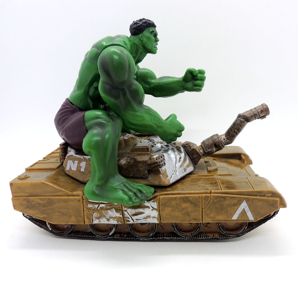 Hulk Movie Smash and Go Marvel ToyBiz No Funciona Tanque - Madtoyz