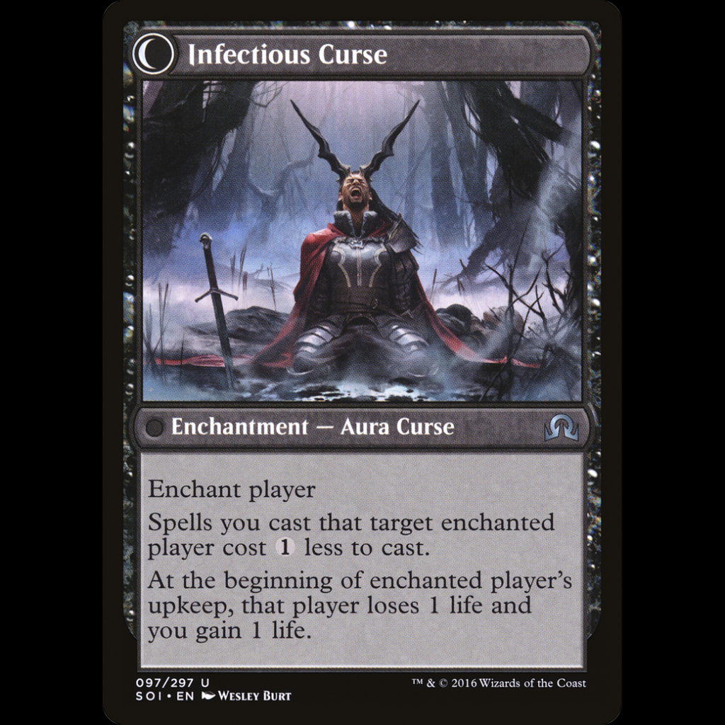 MTG Bruja maldita // Maldición infecciosa (Accursed Witch // Infectious ...