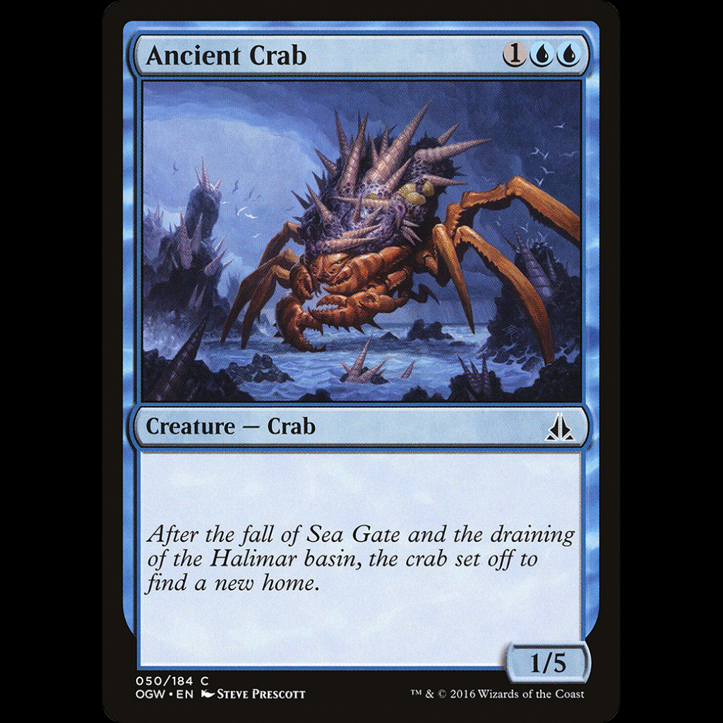 MTG Ancient Crab Oath of the Gatewatch - Madtoyz