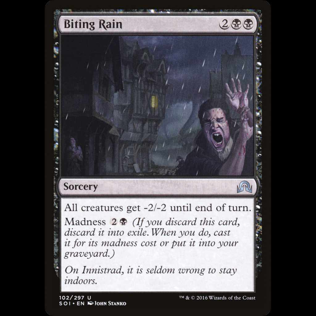 MTG Lluvia mordiente (Biting Rain) Shadows over Innistrad - Madtoyz
