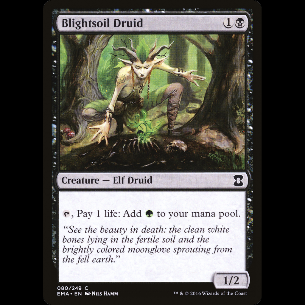 MTG Blightsoil Druid Eternal Masters ema#80 - Madtoyz