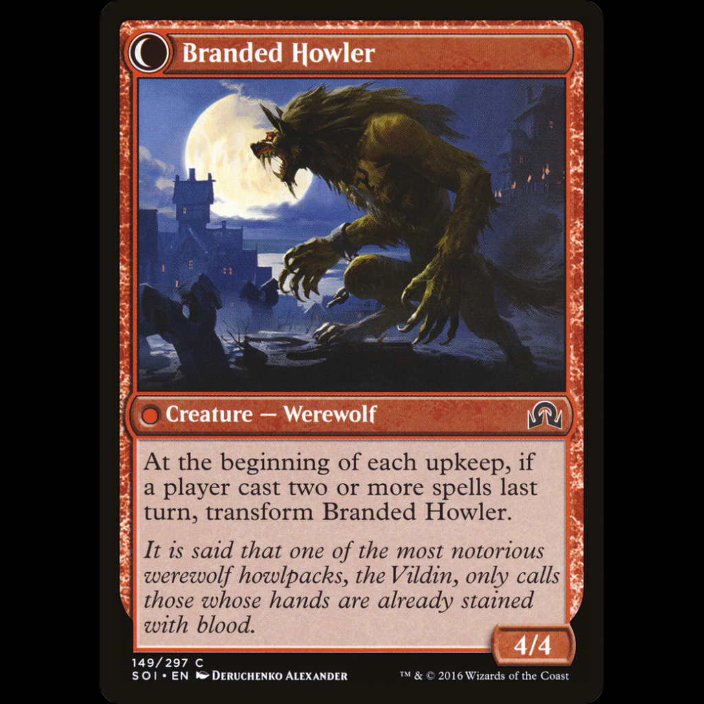 MTG Convicted Killer // Branded Howler Shadows over Innistrad soi#149 ...