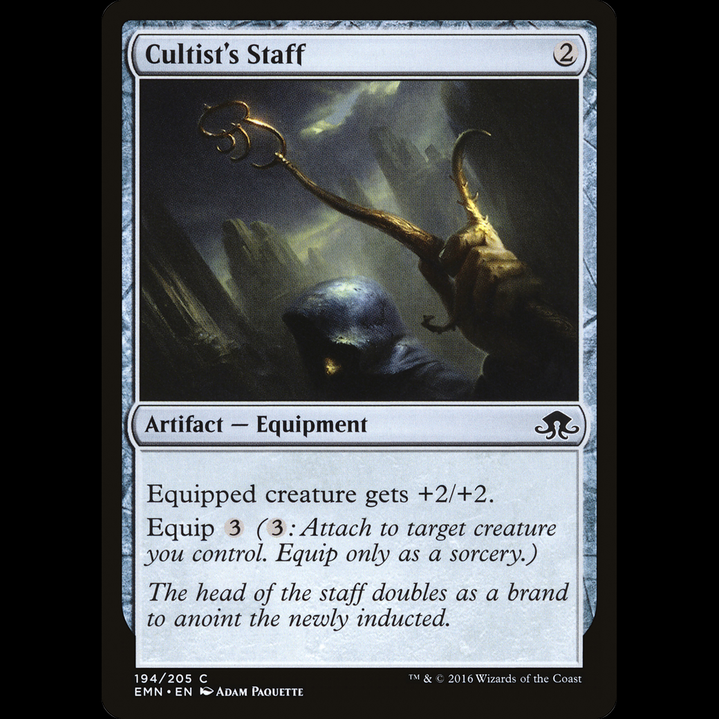 Mtg Cultists Staff Eldritch Moon Madtoyz