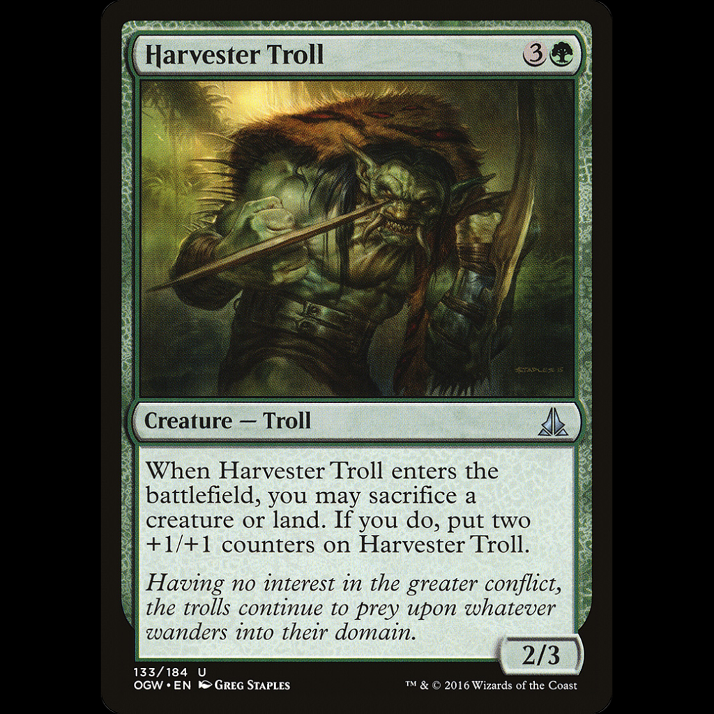 MTG Harvester Troll Oath of the Gatewatch ogw#133 - Madtoyz