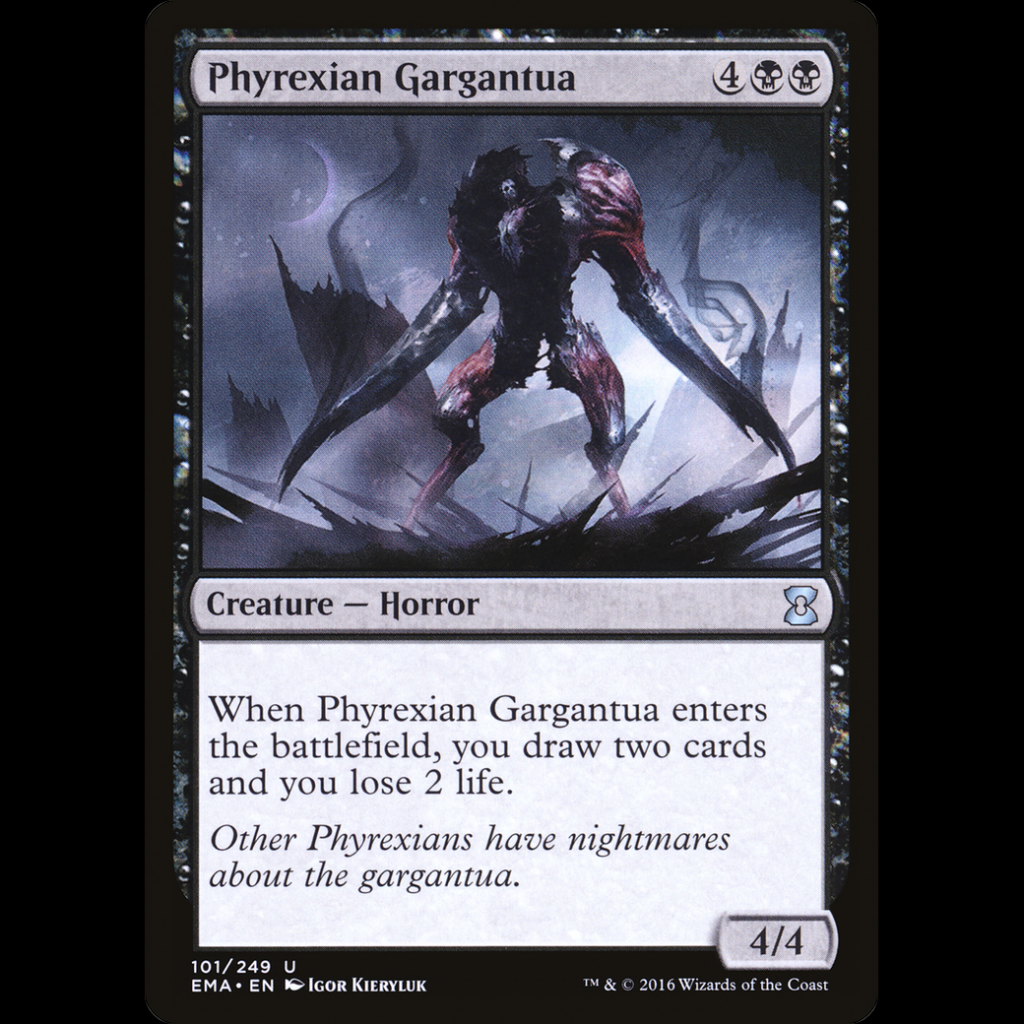 MTG Phyrexian Gargantua Eternal Masters ema#101 - Madtoyz