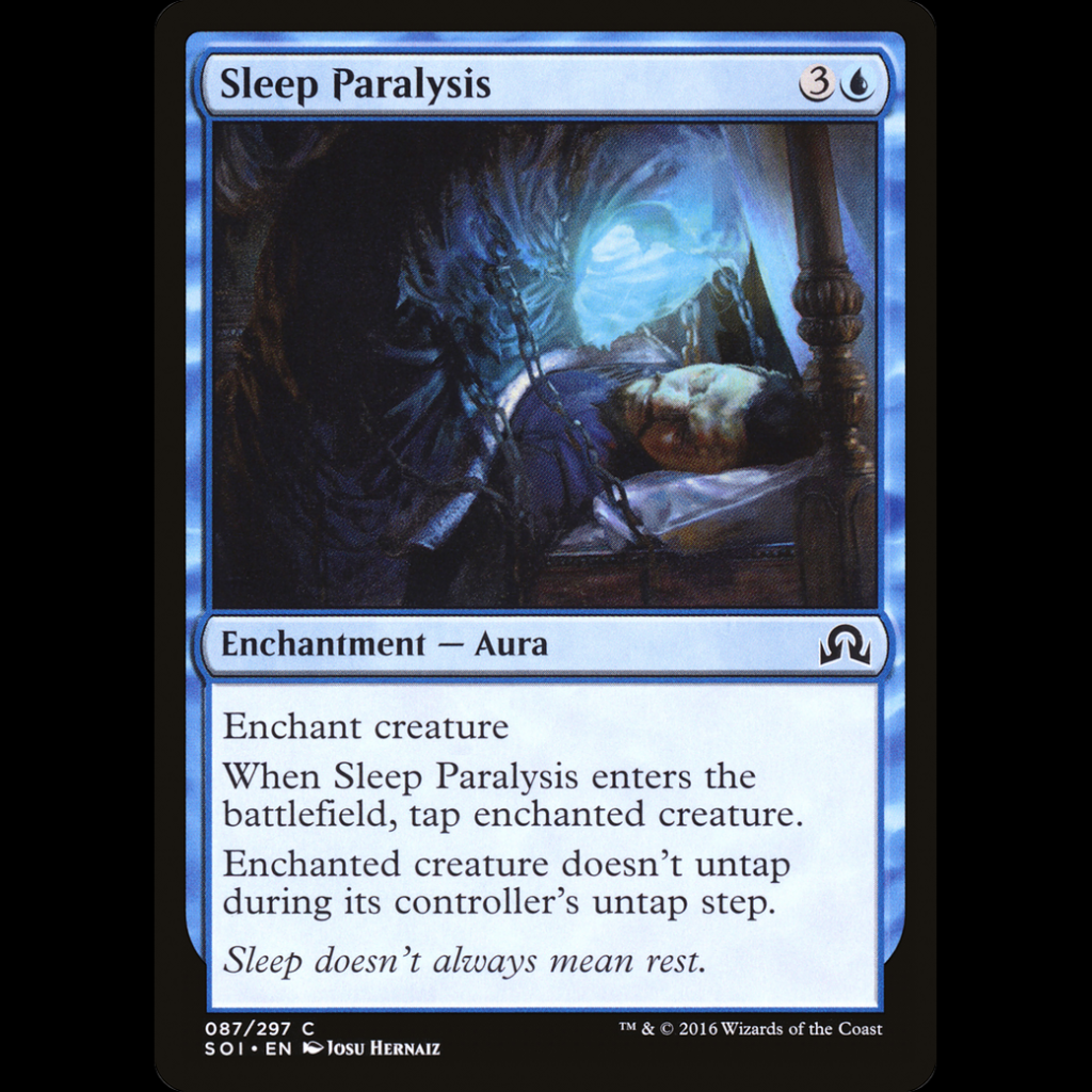 MTG Parálisis del sueño (Sleep Paralysis) Shadows over Innistrad soi#87 ...