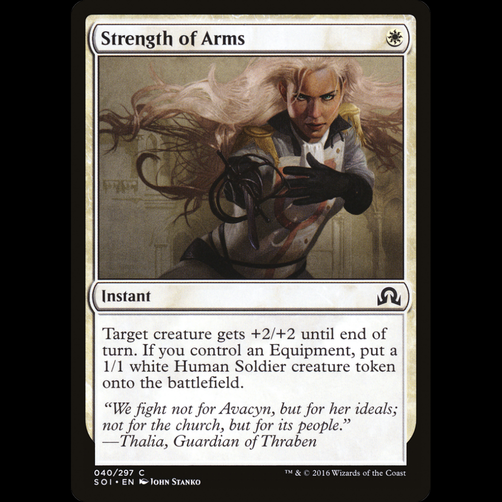 MTG Fuerza de las armas (Strength of Arms) Shadows over Innistrad soi ...