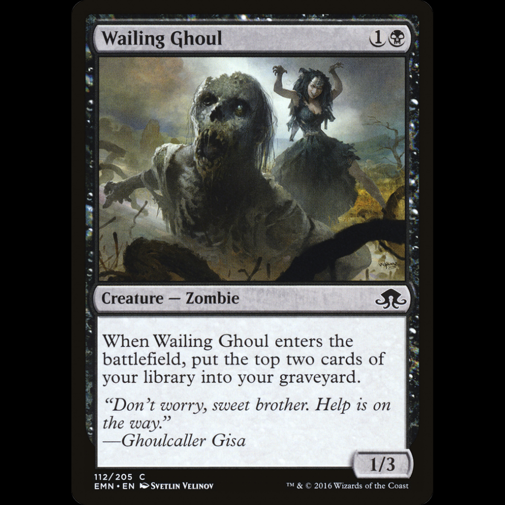 MTG Wailing Ghoul Eldritch Moon emn#112 - Madtoyz