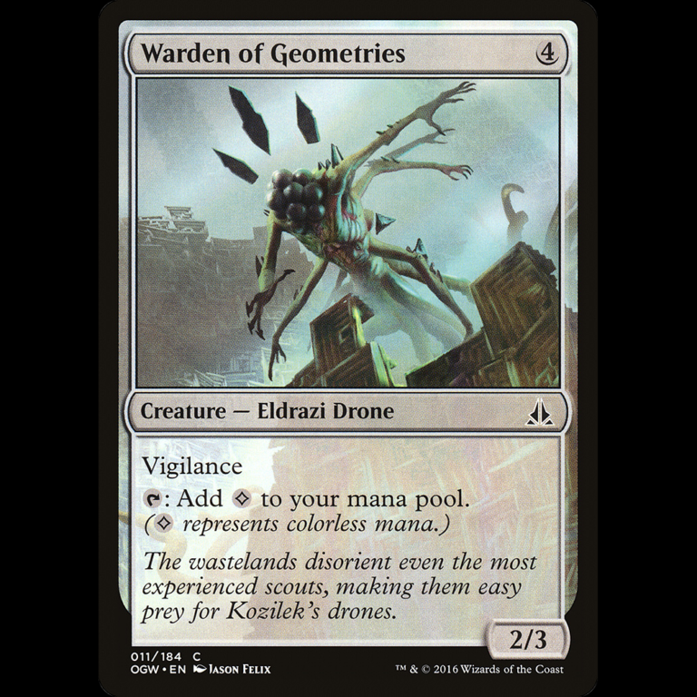 MTG Warden of Geometries Oath of the Gatewatch ogw#11 - Madtoyz