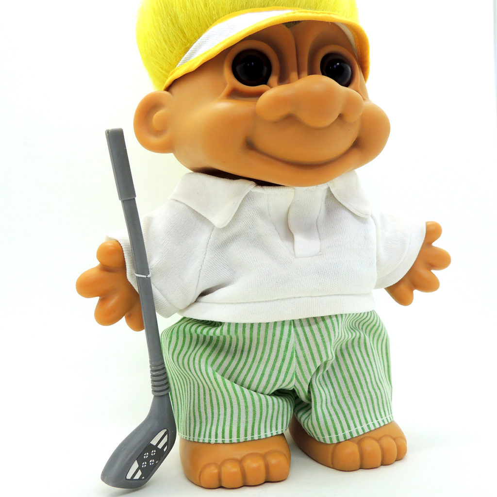 Troll Golf Golfista Golfer Grande Russ - Madtoyz