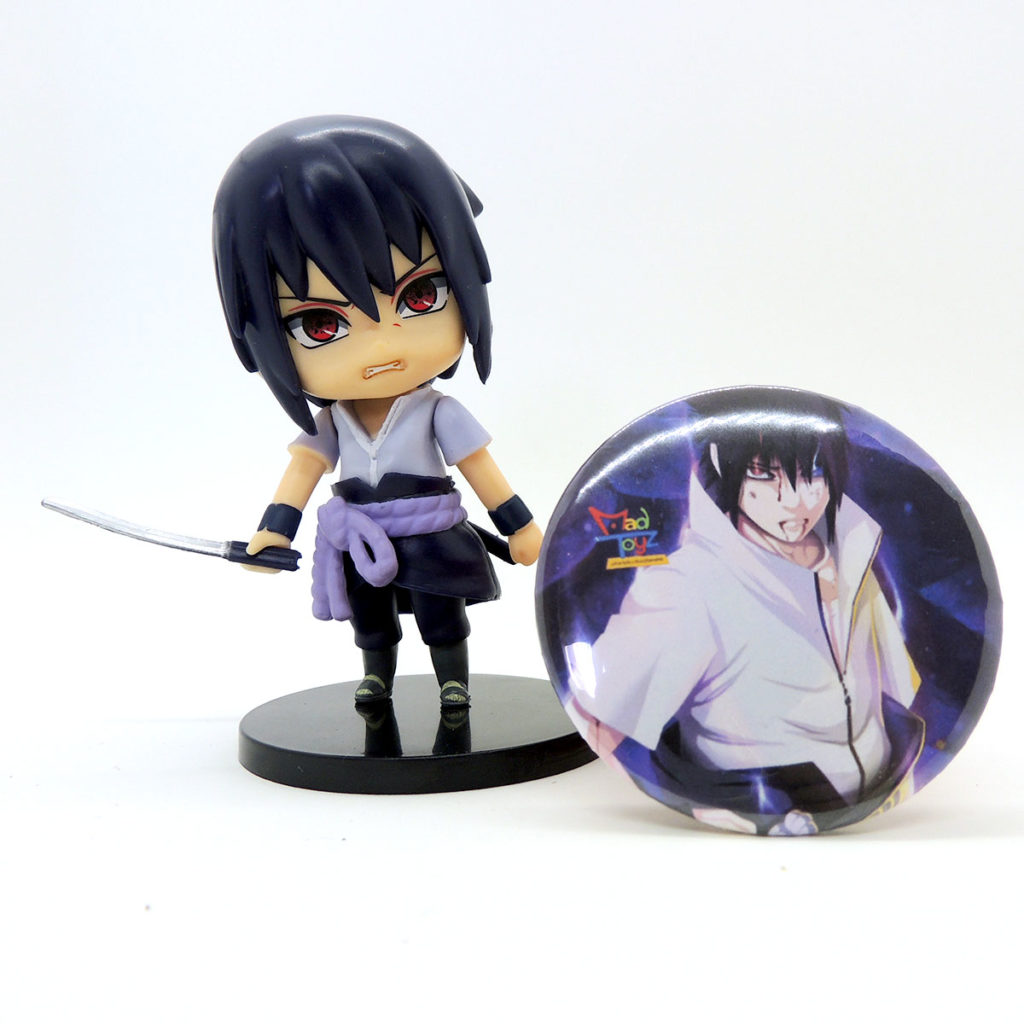 Naruto Shippuden Sasuke Bootleg Pin Regalo - Madtoyz