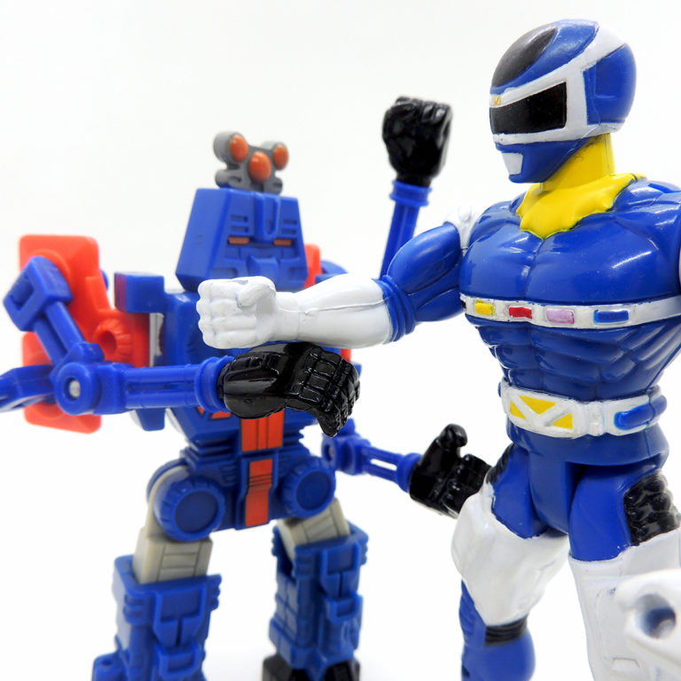 Power Rangers Space Blue Battlized Bandai Saibans - Madtoyz