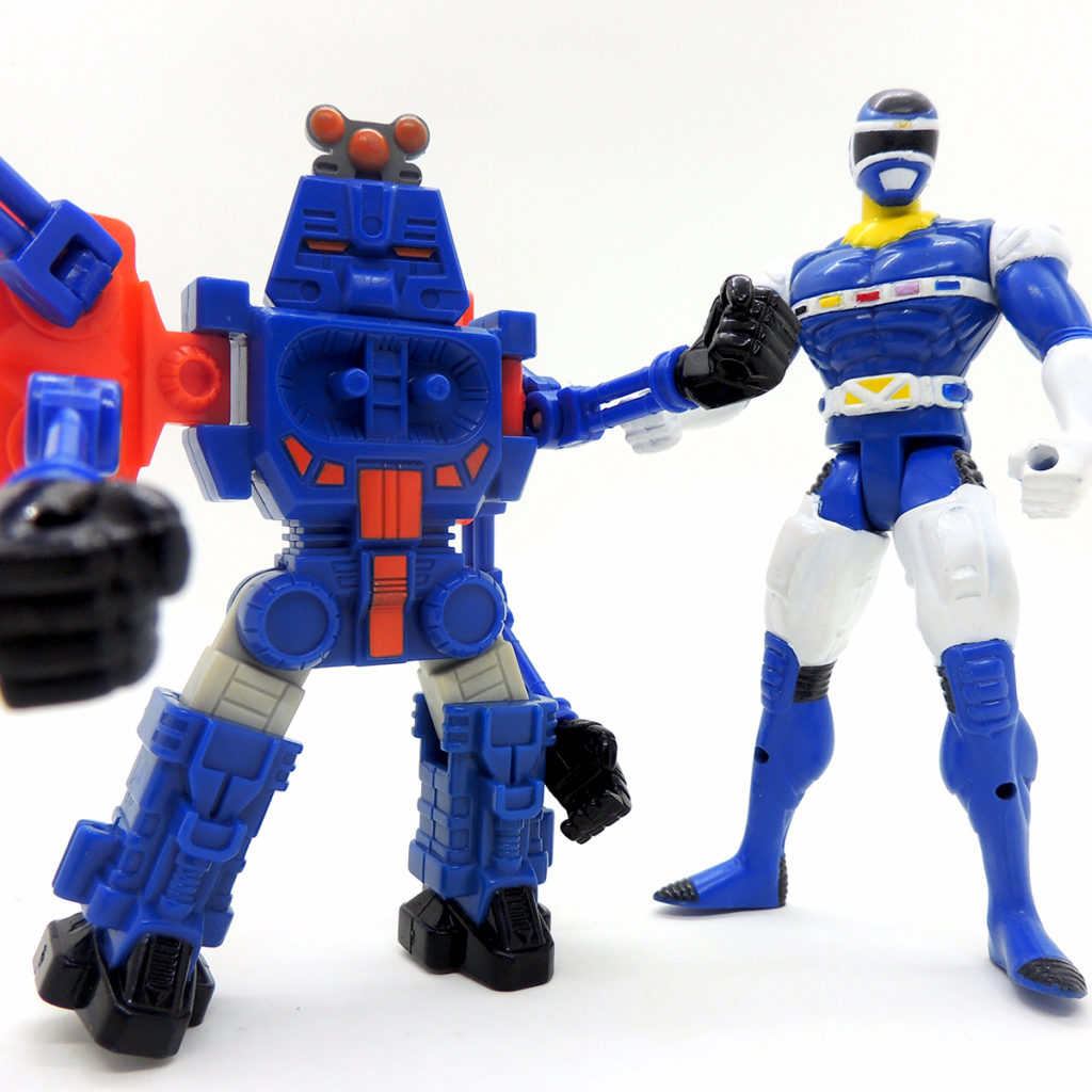 Power Rangers Space Blue Battlized Bandai Saibans - Madtoyz