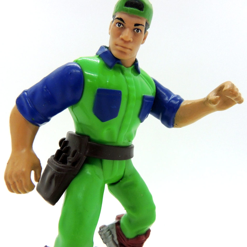 Super Mario Bros Luigi ERTL 1993 Nintendo Película - Madtoyz