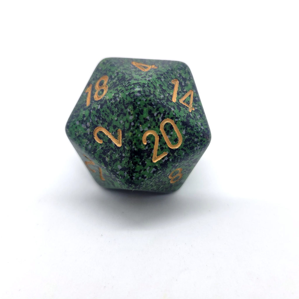 Dado 20 MTG Rol 34mm Chessex Speckled Golden Recon - Madtoyz