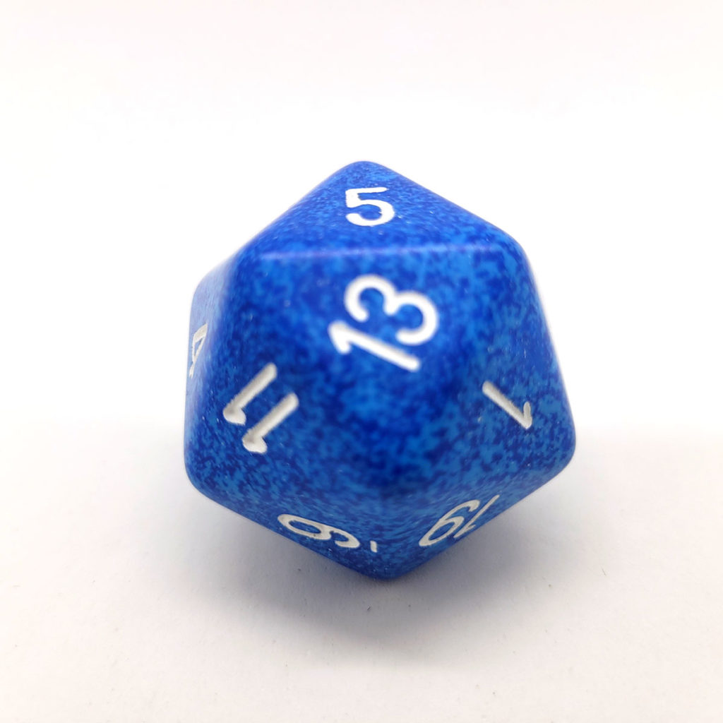 Dado 20 MTG Rol 34mm Chessex Speckled Water - Madtoyz