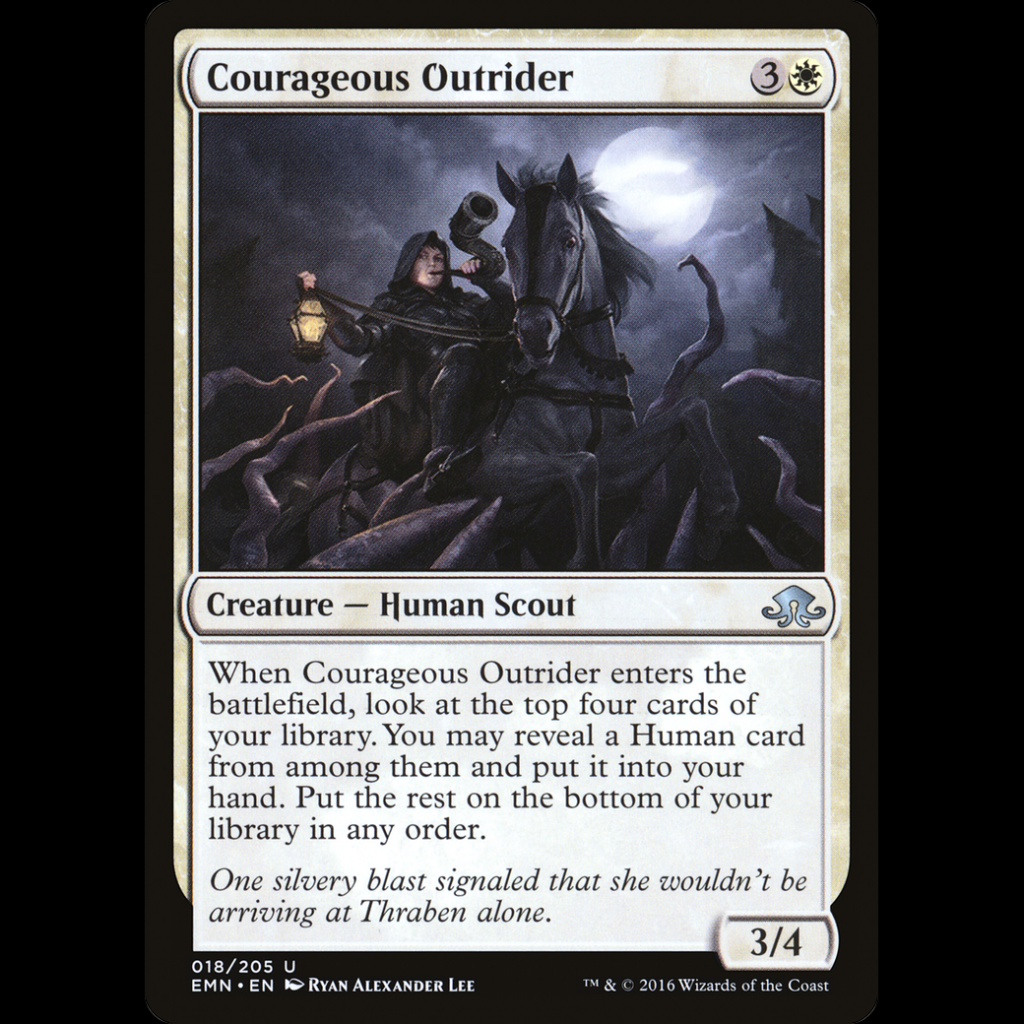 MTG Courageous Outrider Eldritch Moon emn#18 - Madtoyz