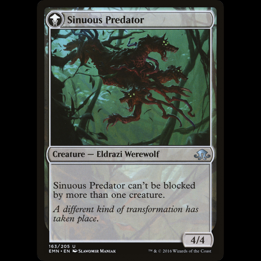 MTG Kessig Prowler // Sinuous Predator Eldritch Moon - Madtoyz