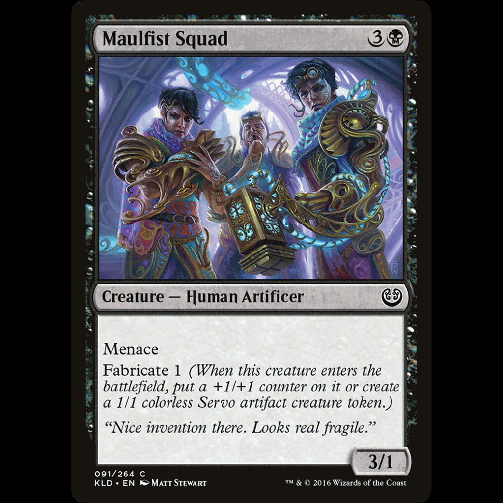 MTG Escuadrón Puñomaza (Maulfist Squad) Kaladesh kld#91 - Madtoyz