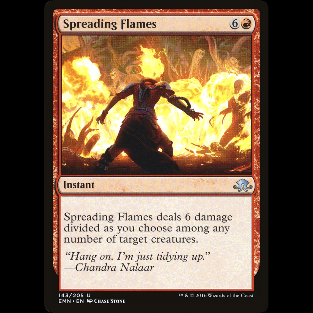 MTG Spreading Flames Eldritch Moon emn#143 - Madtoyz