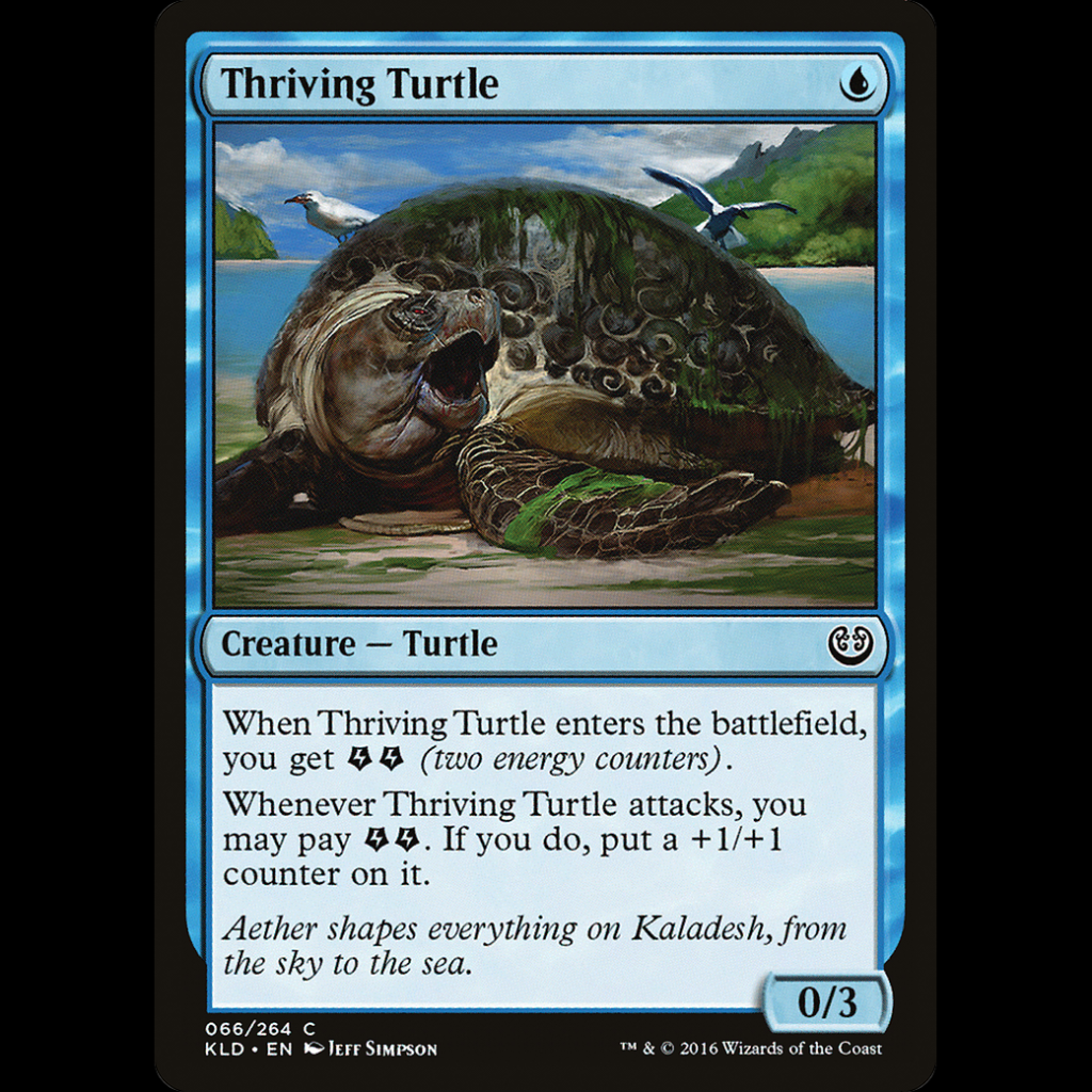 MTG Quelonio impetuoso (Thriving Turtle) Kaladesh kld#66 - Madtoyz