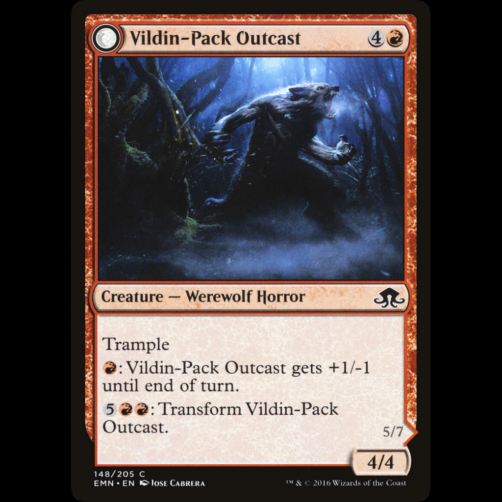 MTG Vildin-Pack Outcast // Dronepack Kindred Eldritch Moon emn#148 ...