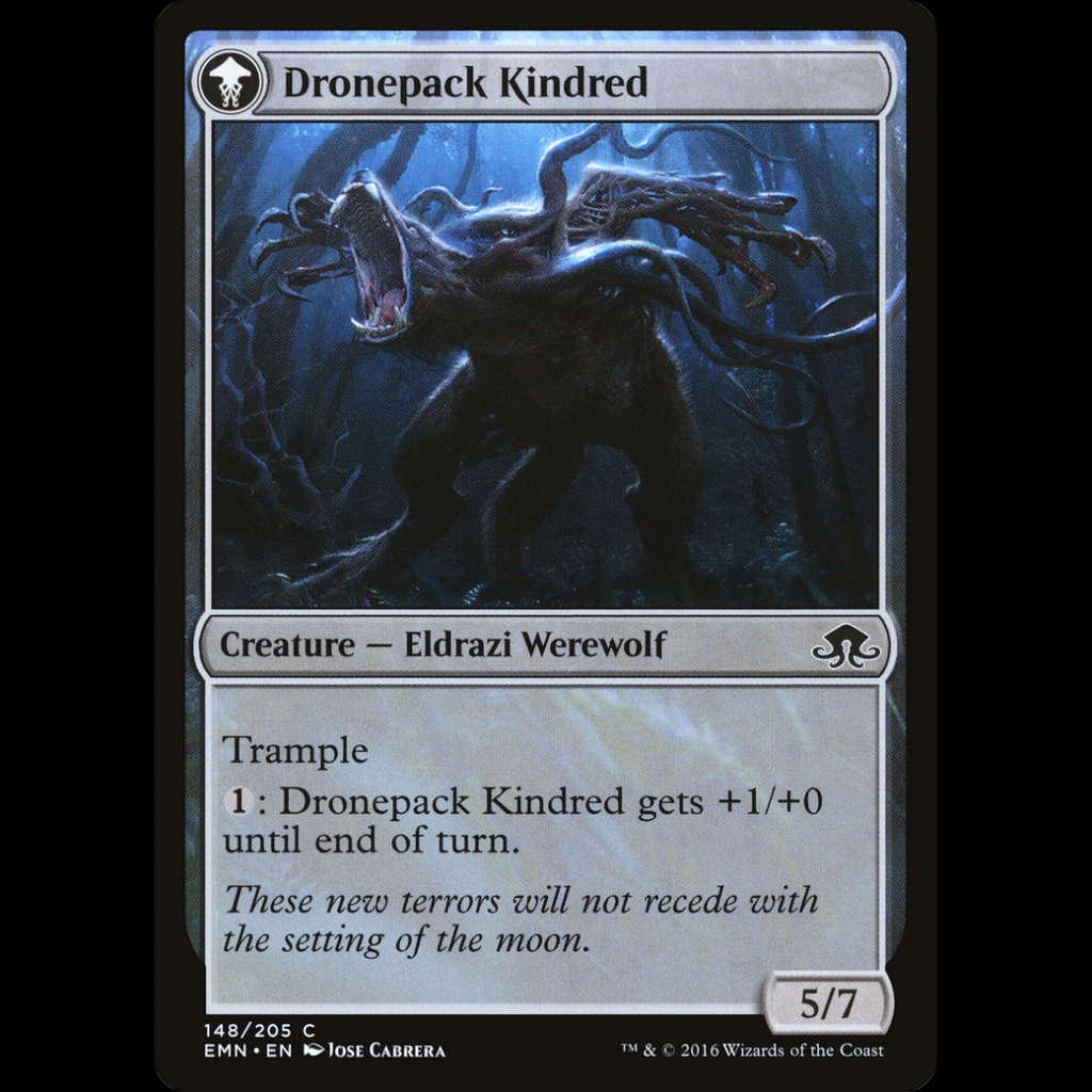 MTG Vildin-Pack Outcast // Dronepack Kindred Eldritch Moon emn#148 ...