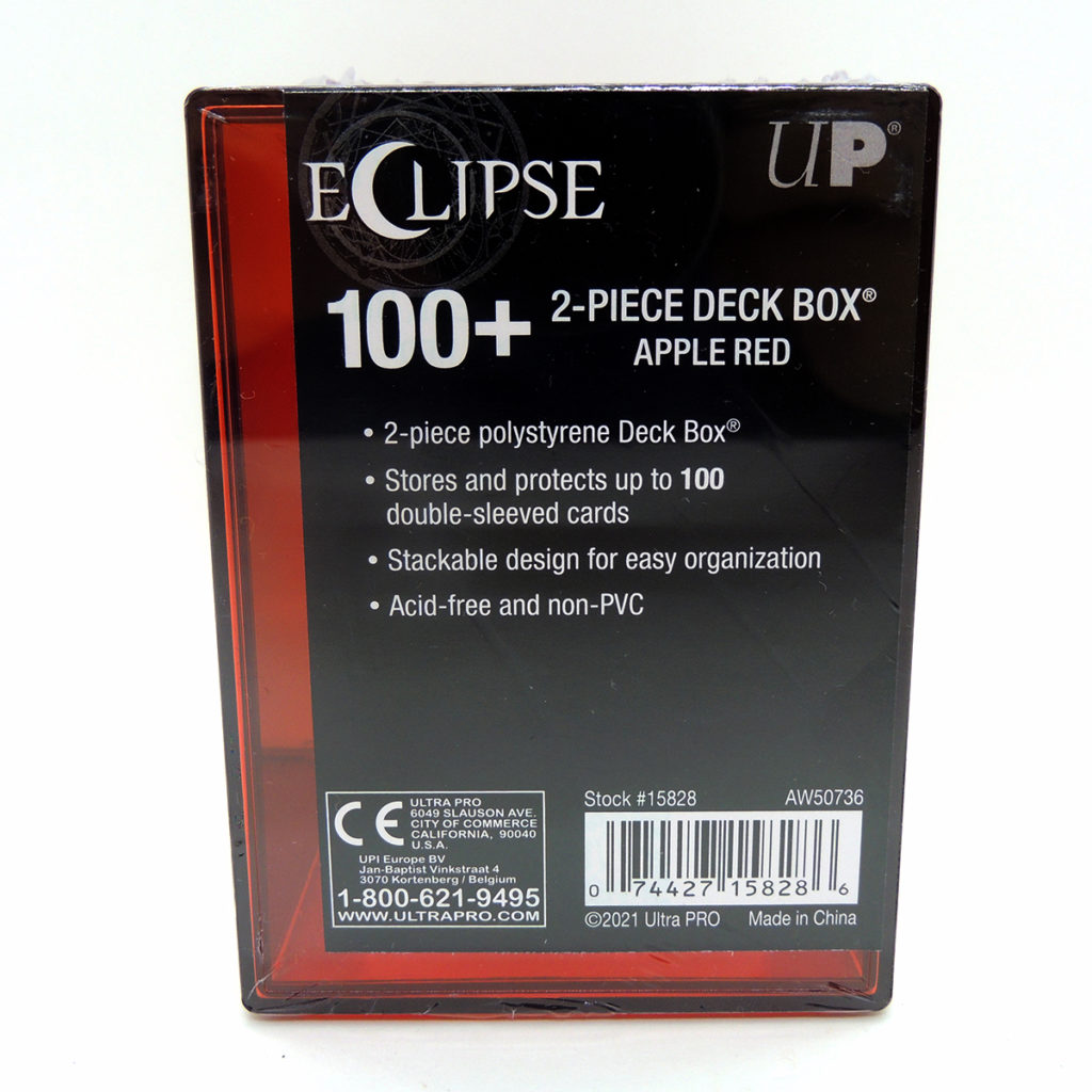 Deck Box MTG Eclipse Apple Red Ultra Pro - Madtoyz