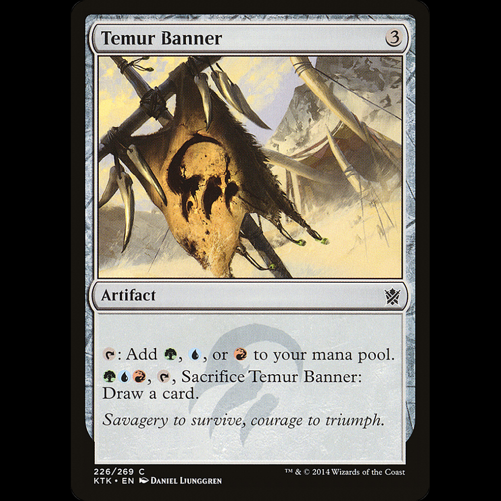 MTG Temur Banner Khans of Tarkir - Madtoyz
