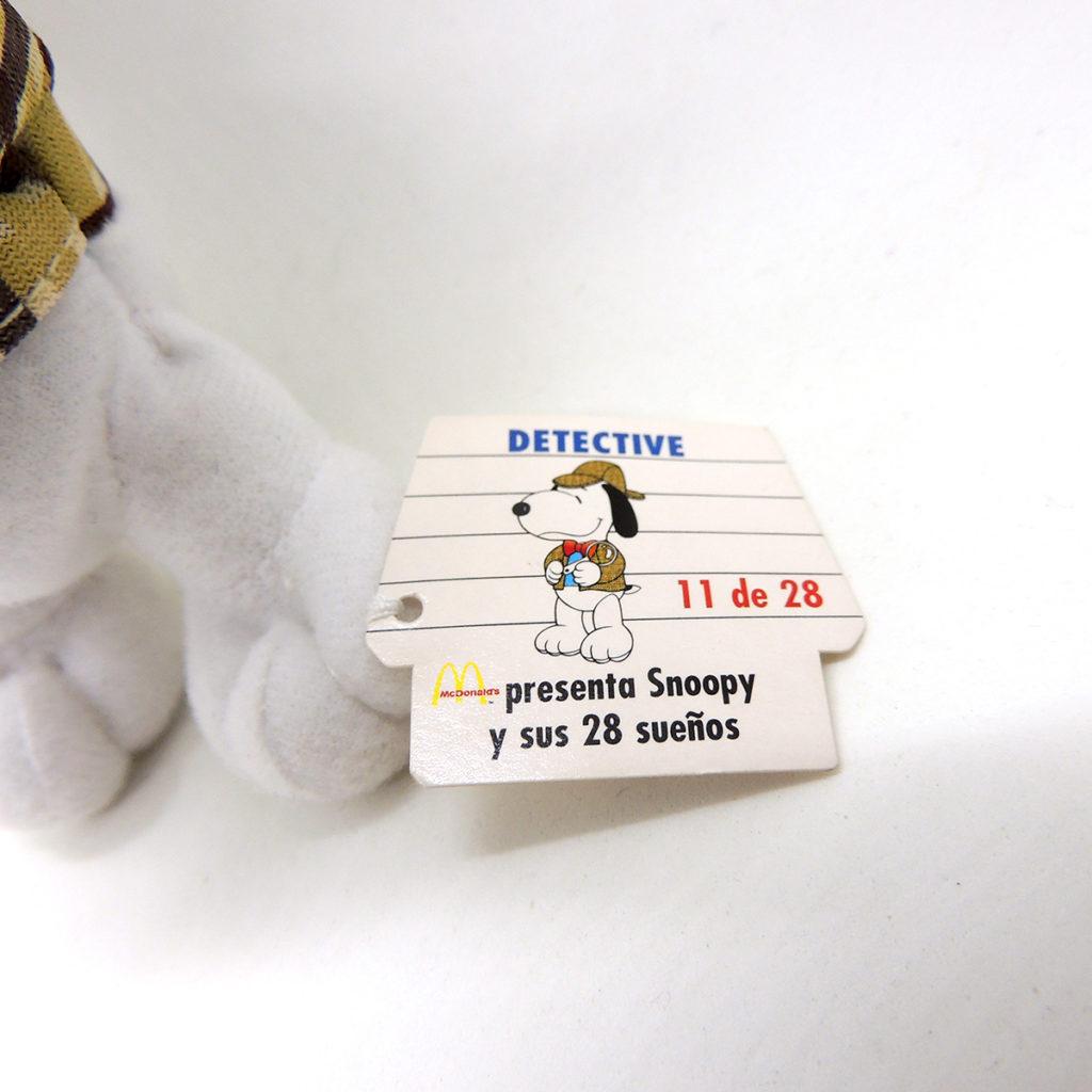 Snoopy Peanuts 50 Aniversario Detective Mc Donalds - Madtoyz