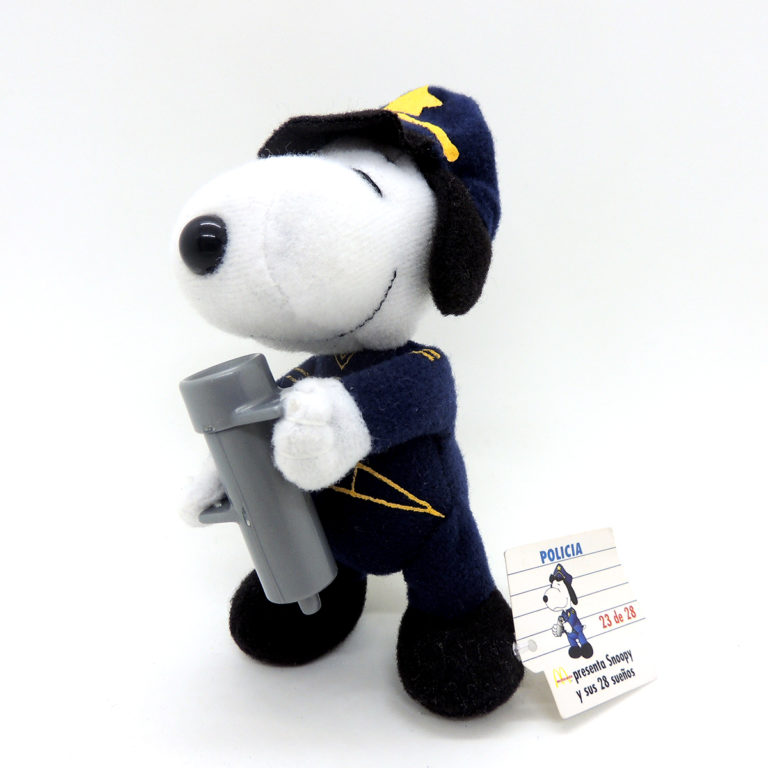Snoopy Peanuts 50 Aniversario Policia Mc Donalds - Madtoyz