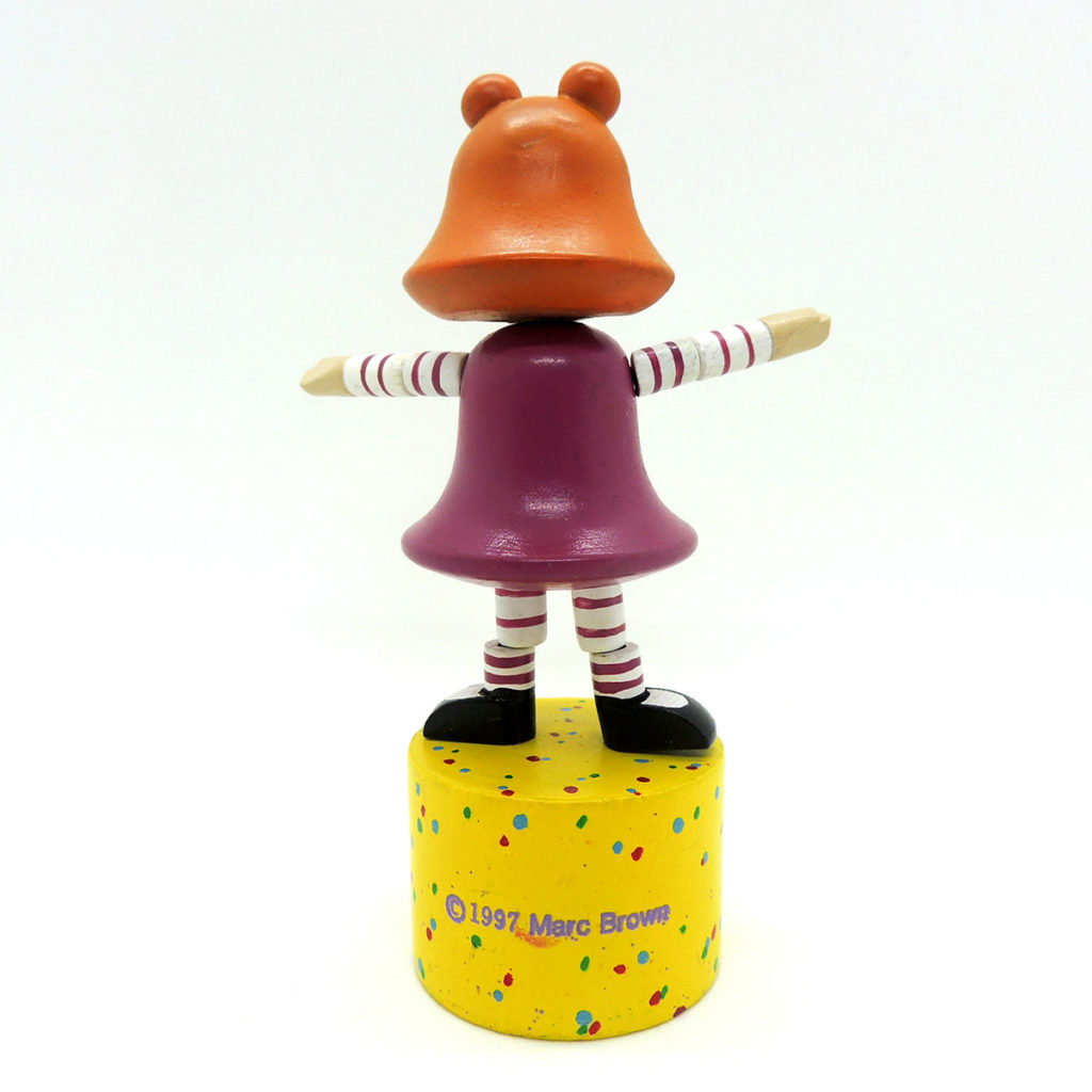 Arthur D.W. Push Up Puppet Marc Brown Madera 1997 - Madtoyz