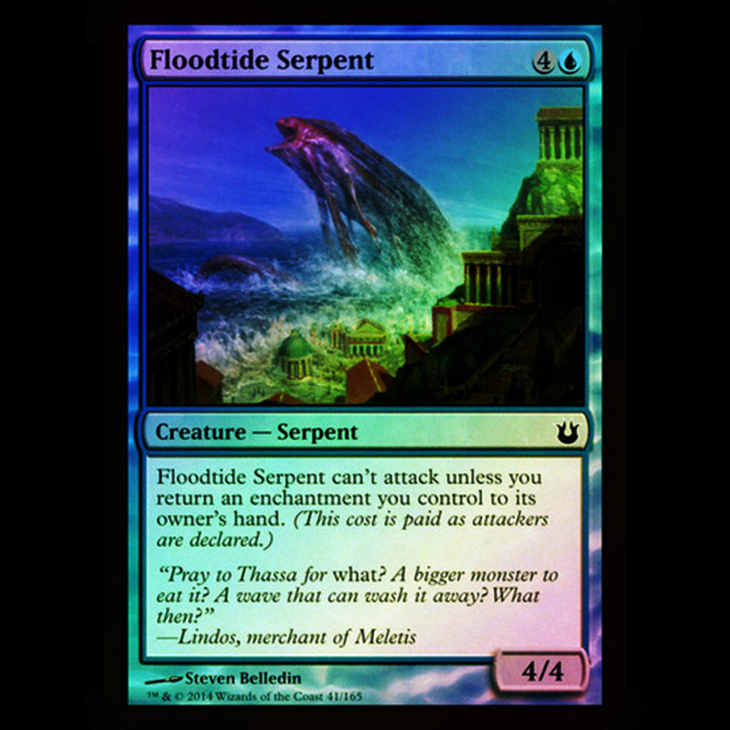MTG Serpiente de pleamar (Floodtide Serpent) Born of the Gods bng#41 ...