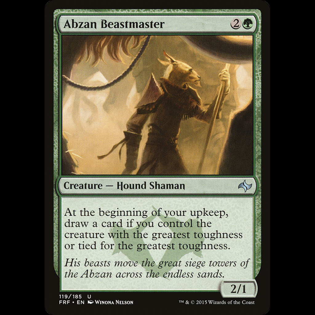 MTG Domador abzano (Abzan Beastmaster) Fate Reforged frf#119 - Madtoyz