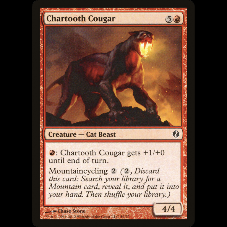 MTG Chartooth Cougar Duel Decks: Venser vs. Koth ddi#59 - Madtoyz