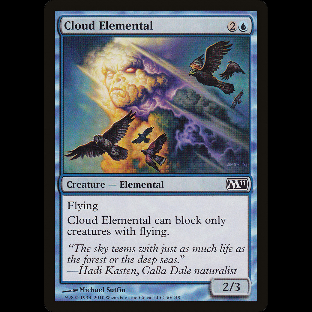 MTG Elemental de las nubes (Cloud Elemental) Magic 2011 m11#50 - Madtoyz
