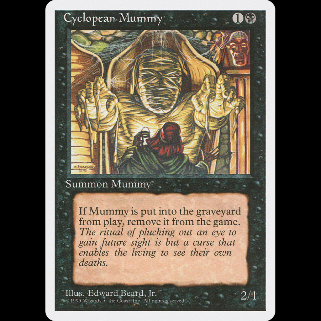 MTG Momia ciclópea (Cyclopean Mummy) Fourth Edition 4ed#128 - Madtoyz
