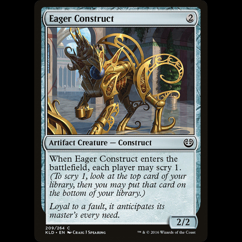MTG Eager Construct Kaladesh - Madtoyz