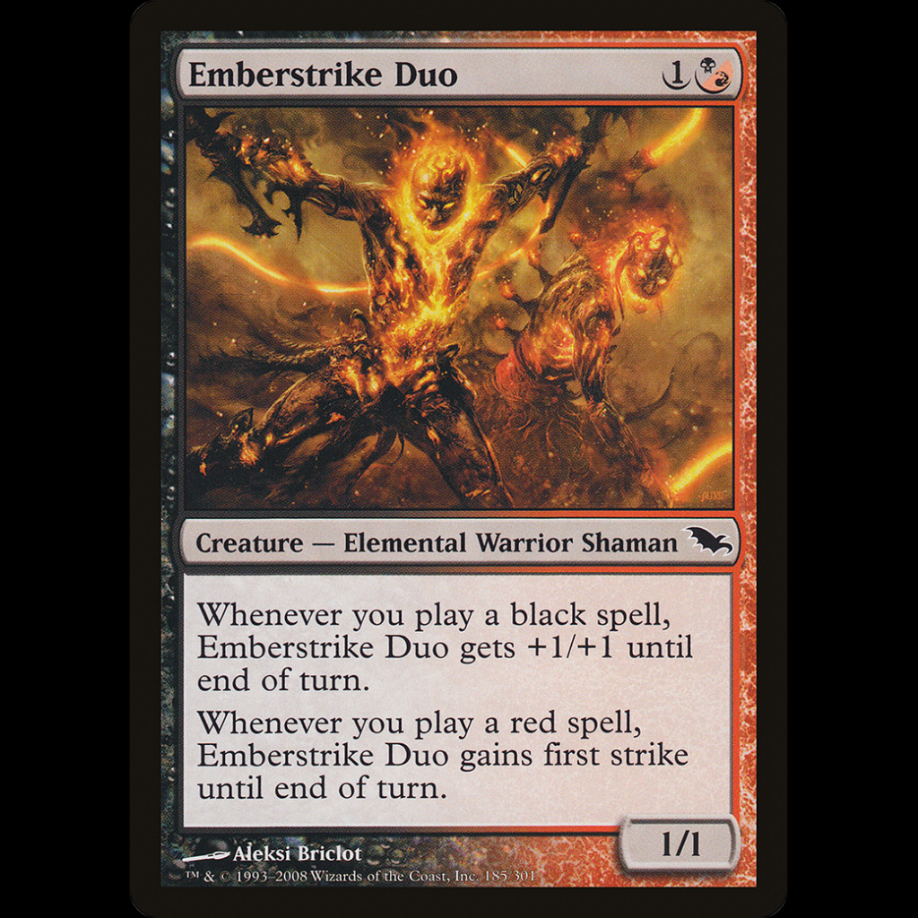 MTG Dúo golpe de brasas (Emberstrike Duo) Shadowmoor shm#185 - Madtoyz
