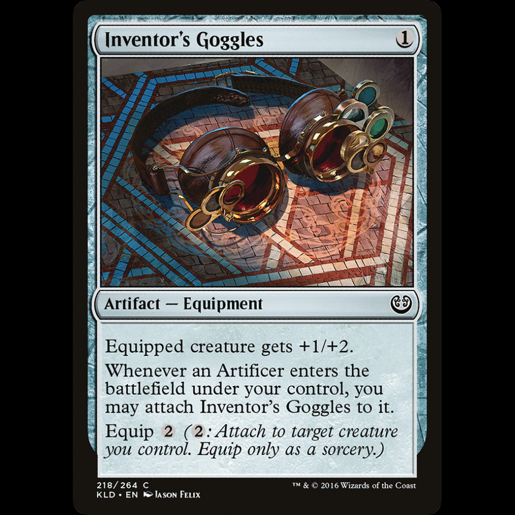 MTG Inventor's Goggles Kaladesh kld#218 - Madtoyz
