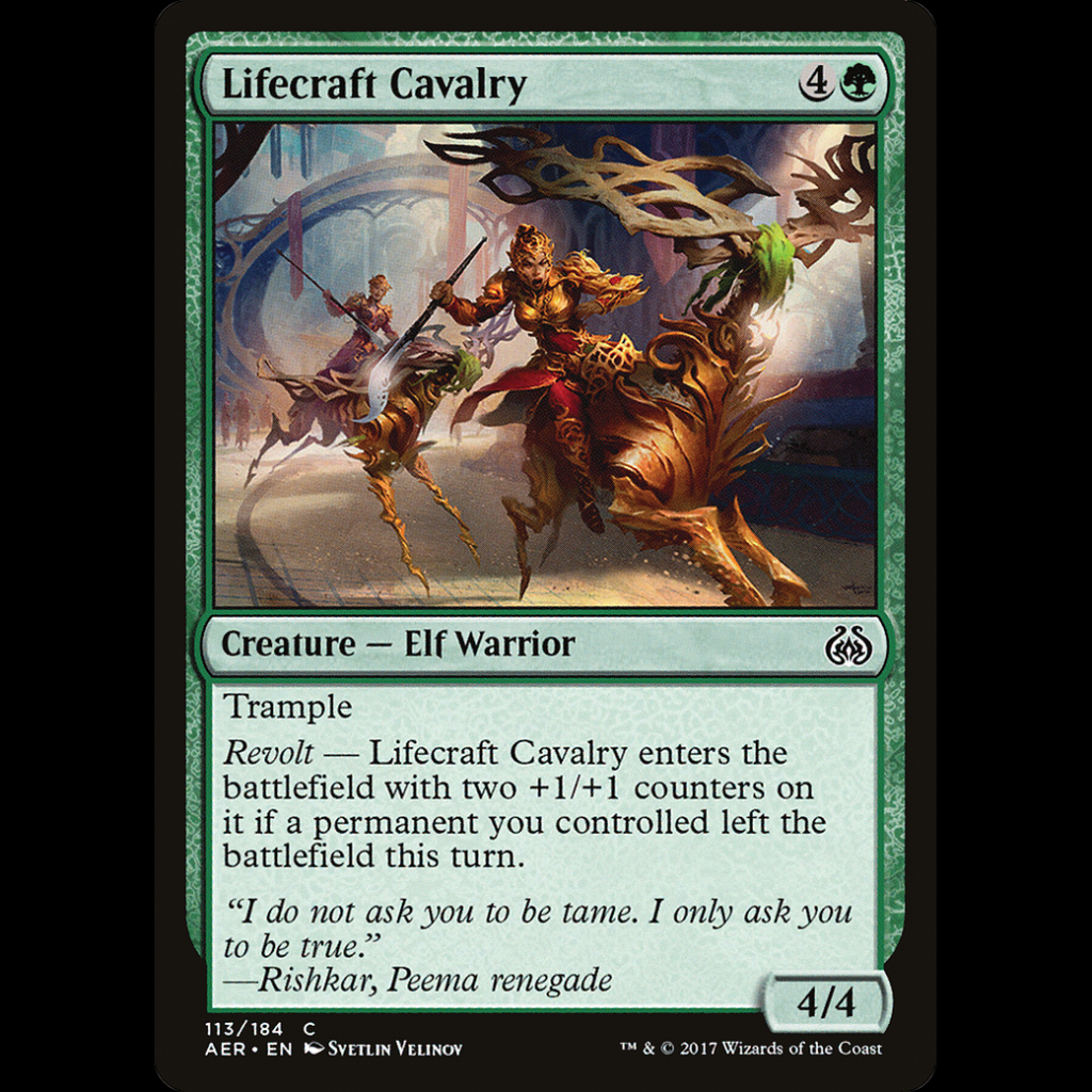 MTG Lifecraft Cavalry Aether Revolt aer#113 - Madtoyz