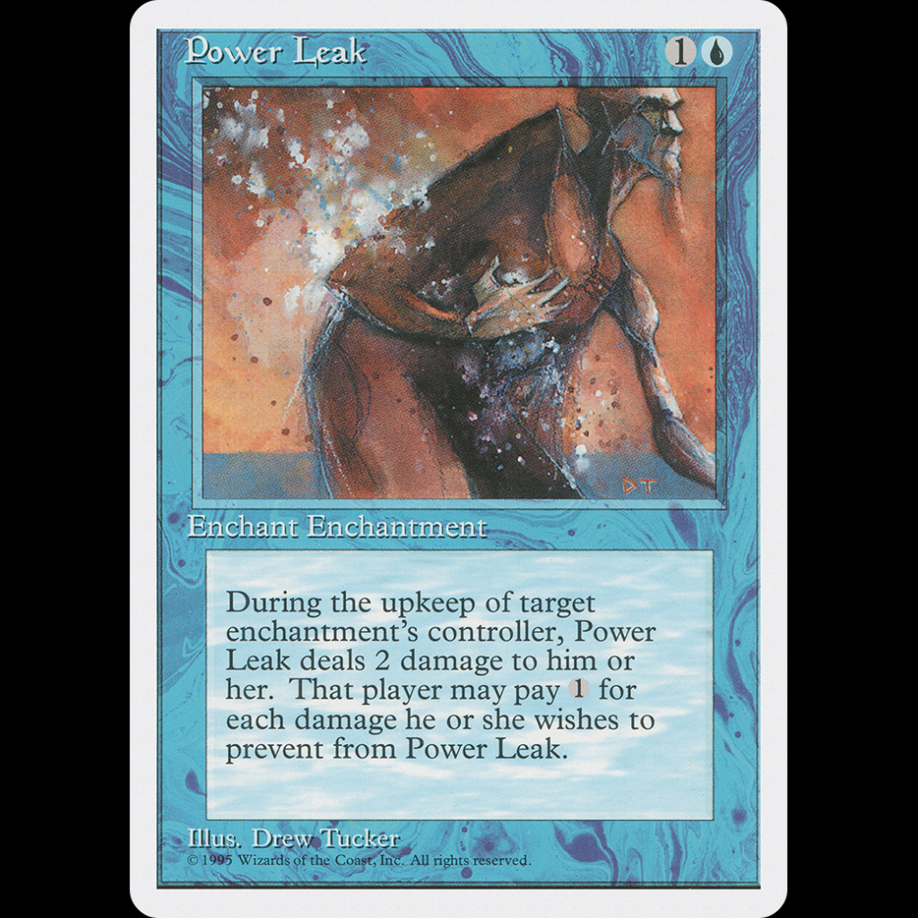 MTG Pérdida de poder (Power Leak) Fourth Edition 4ed#92 - Madtoyz