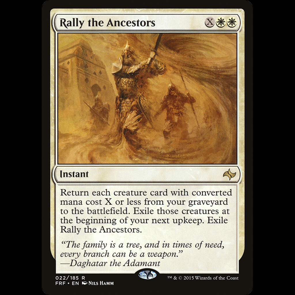 MTG Rally the Ancestors Fate Reforged frf#22 - Madtoyz