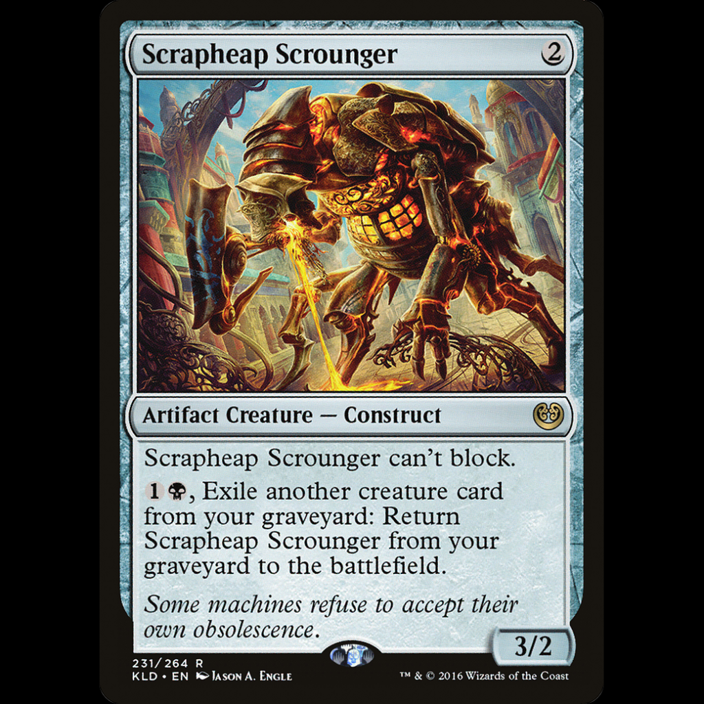 MTG Parasita de Sucata (Scrapheap Scrounger) Kaladesh - PT kld#231 ...